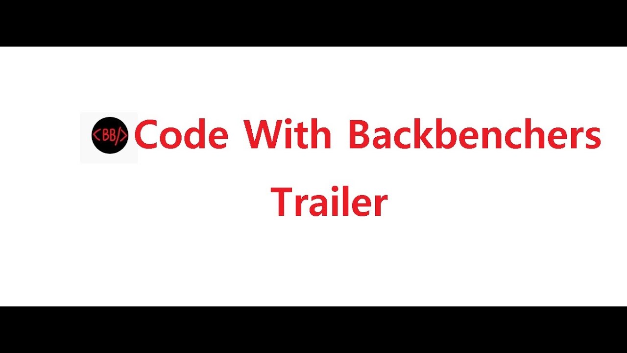 Code With Backbenchers| Advertisement| Trailer| Learn Programming Language|