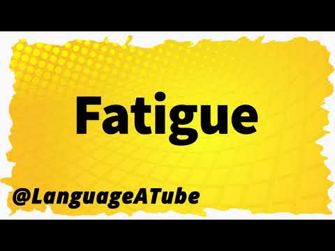 Fatigue Pronunciation ⚡️ How To Pronounce Fatigue!
