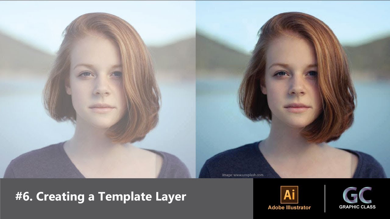 Illustrator Tutorial #6. Creating a Template Layer