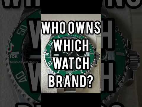 Who Owns Which Watch Brand? #rolex #swatch #richemont #citizen #seiko #lvmh