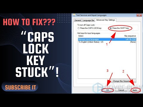 How To Fix CAPS LOCK Key Stuck | Easy Solutions