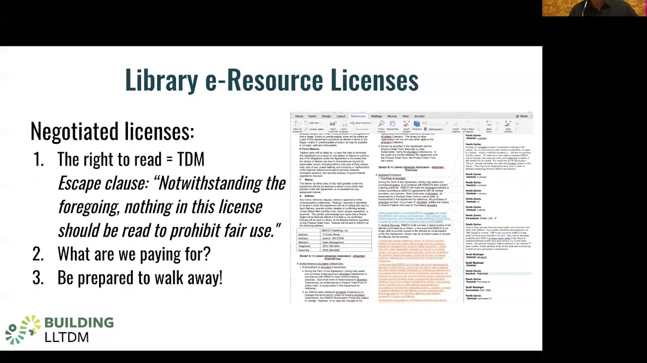Building LLTDM: Licensing Video 6