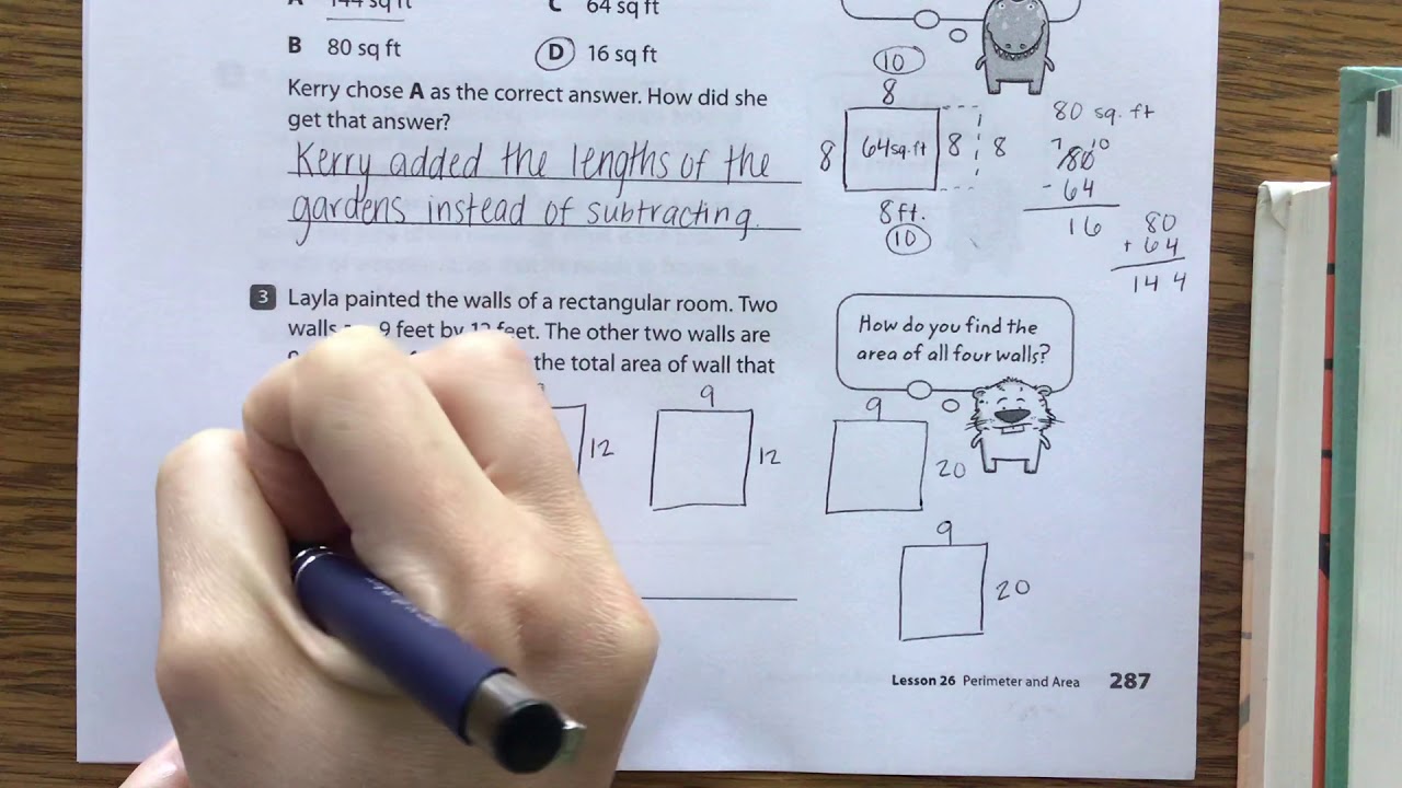 Lesson 26 Solve Perimeter and Area Problems