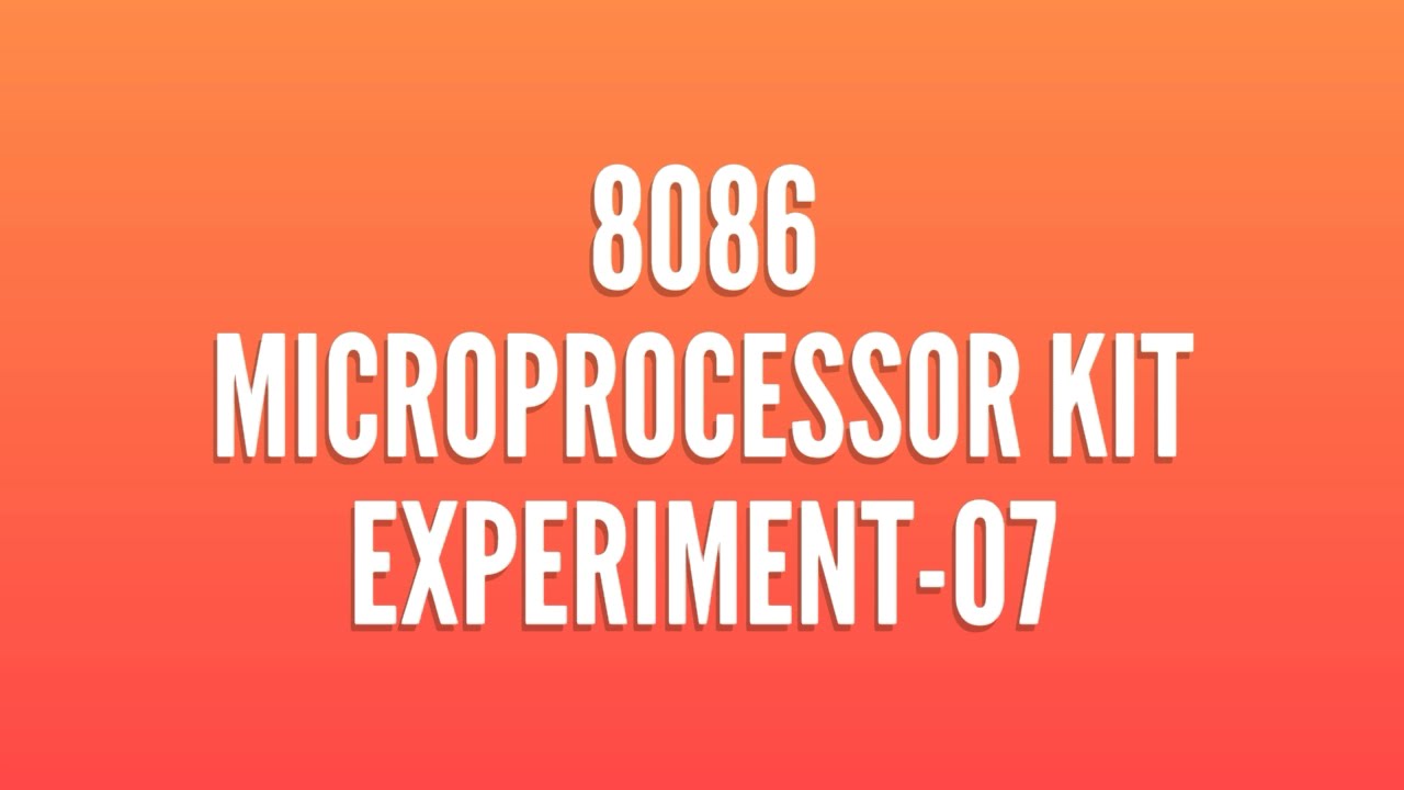 8086 microprocessor write a program perform the division of two 8 bit data