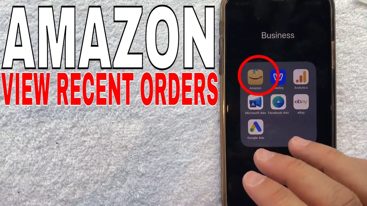 ✅  How To View Recent Amazon Orders 🔴