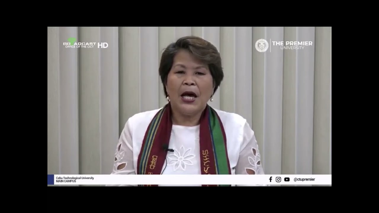 Virtual doctoral graduation at Cebu Technological University