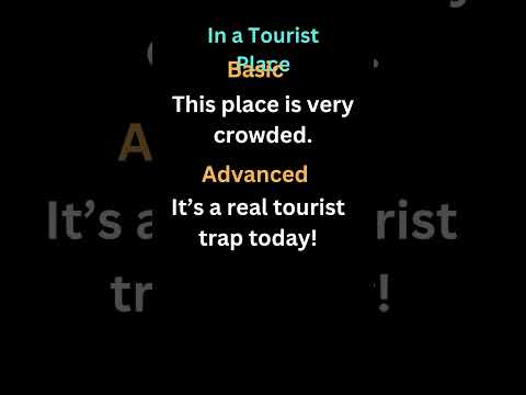 Visiting a New Place? Use These Cool English Phrases! 😎 #basicvsadvanced #shorts #shortsfeed