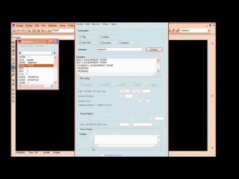 PDMS Tutorial – DBListings | PDMS Macro