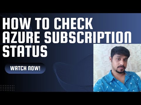 How to check Azure subscription status | Azure Subscription Status