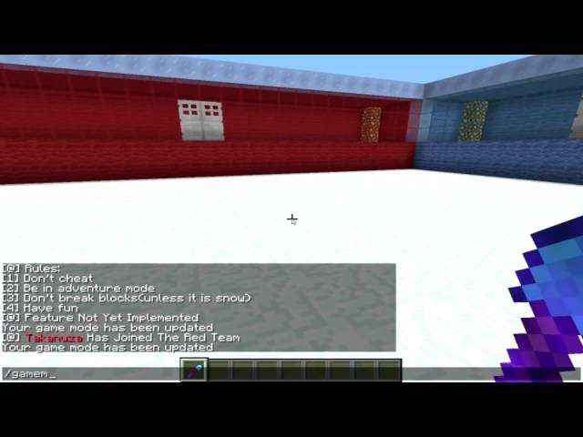 [1.8] |Spleef Arena| Auto Resetting Arena | [v.2.0] (Next Update Version: 3.0) Minecraft Map