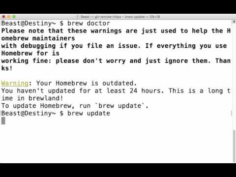 brew update