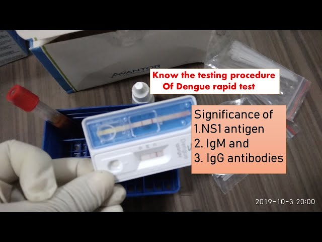 Rapid Test Kit - Jmitra Dengue Day 1 Test NS1 Ag, IgG & IgM Combo ...