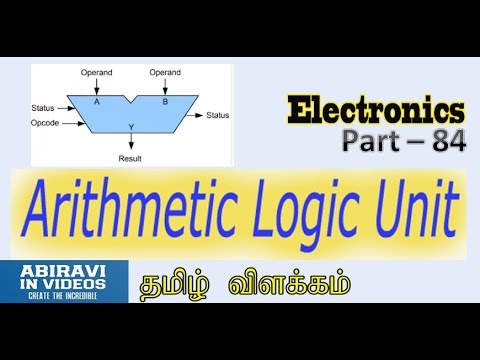 Arithmetic & Logic Unit (ALU) explained in Tamil Electronics Part 84