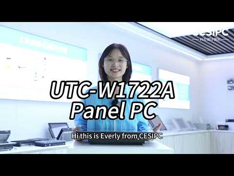 CESIPC UTC-W1722A is an Industrial Panel PC with 12th Gen. Processor#industrial #panelpc