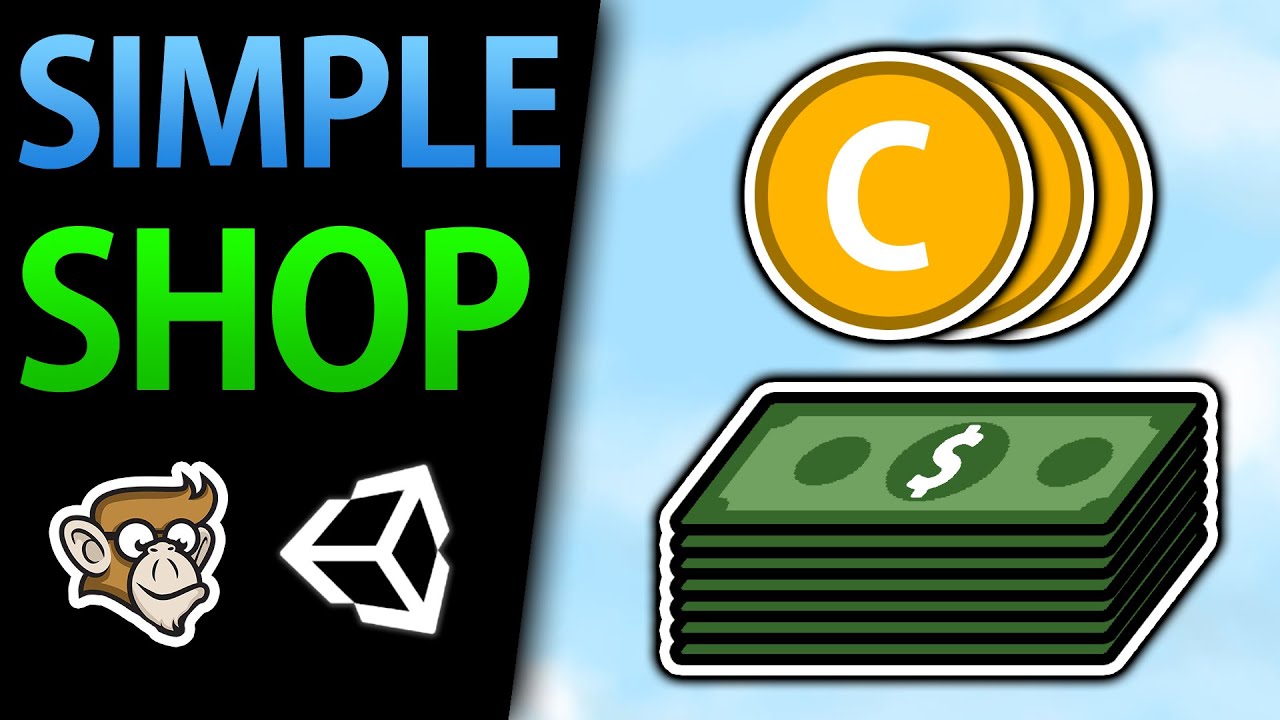 Simple Shop in Unity (Buy Items, Weapons, Armor)