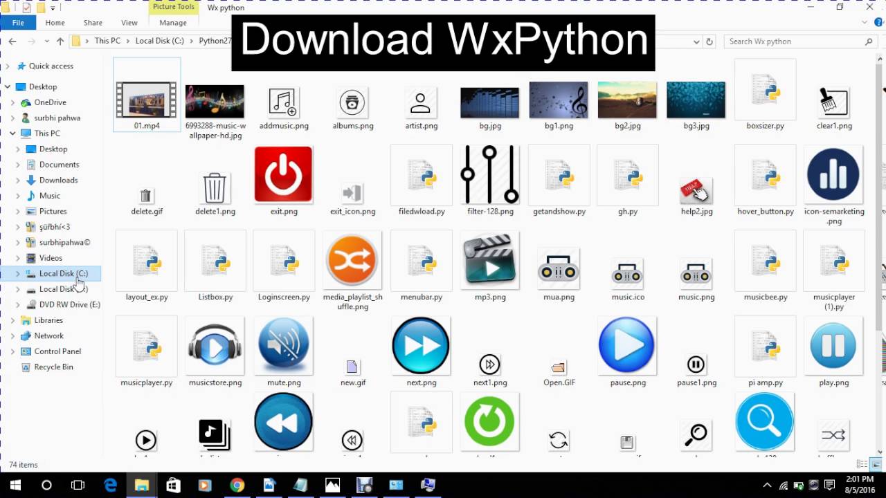 wxPython tutorial 2: Download and Install wxPython