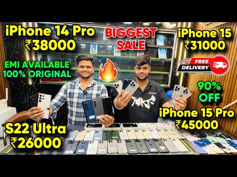 Biggest iPhone Sale Ever 🔥| Cheapest iPhone Market | Second Hand Mobile | iPhone15 Pro iPhone 16
