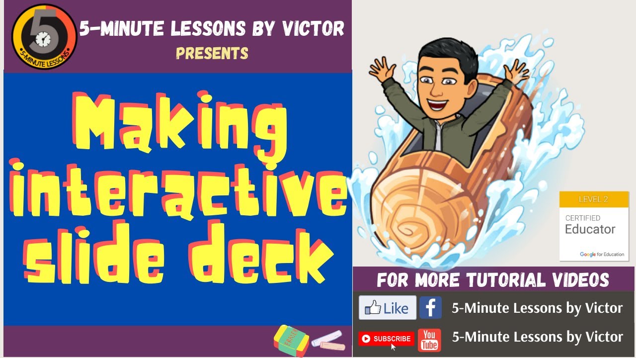 How to Make an Interactive Slide Deck (Bitmoji and Google Slides)