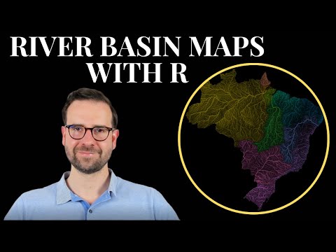 Making pretty river basin maps with R