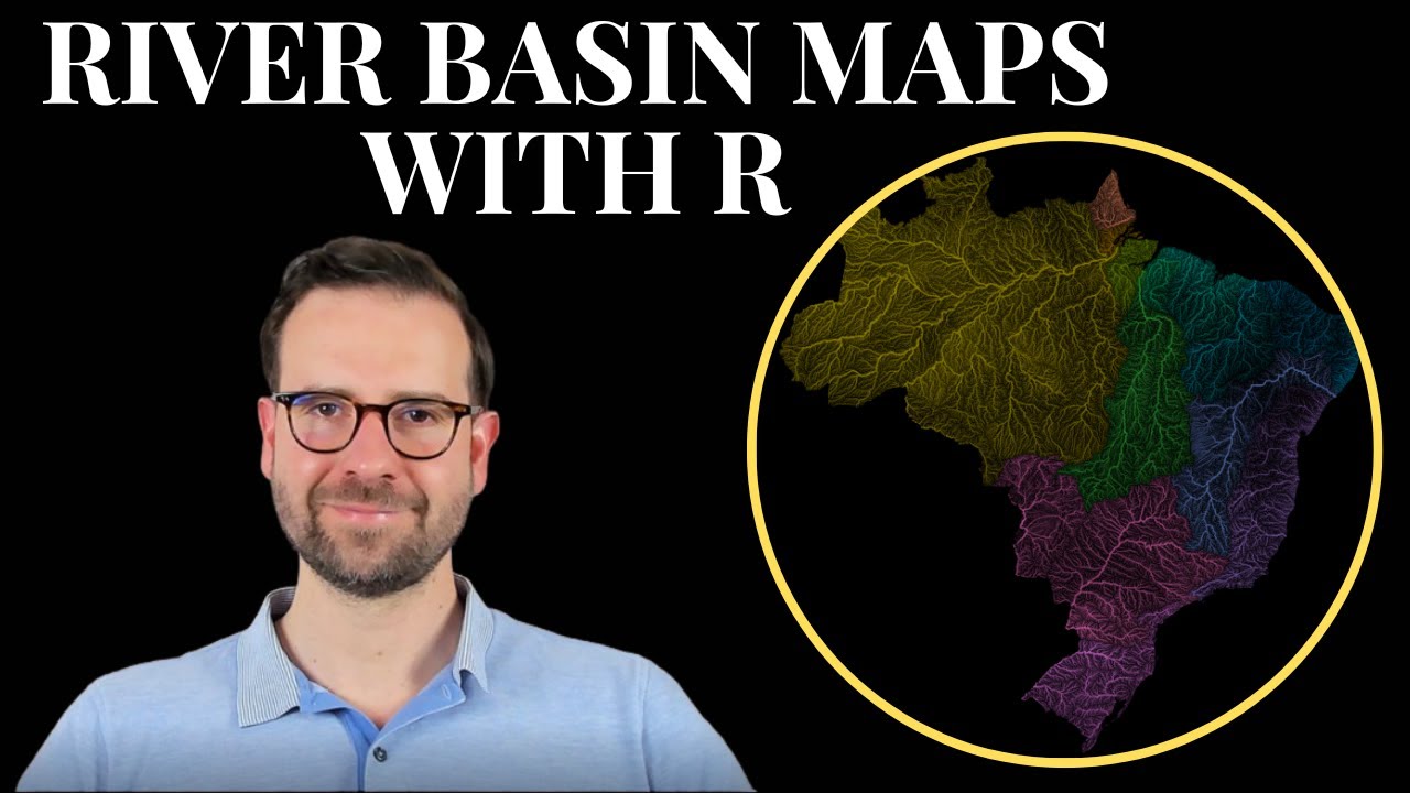 Making pretty river basin maps with R