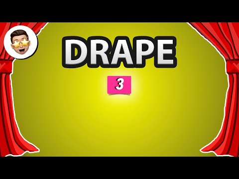 Drape meaning | Daily vocabulary for competitive exams | Episode 3