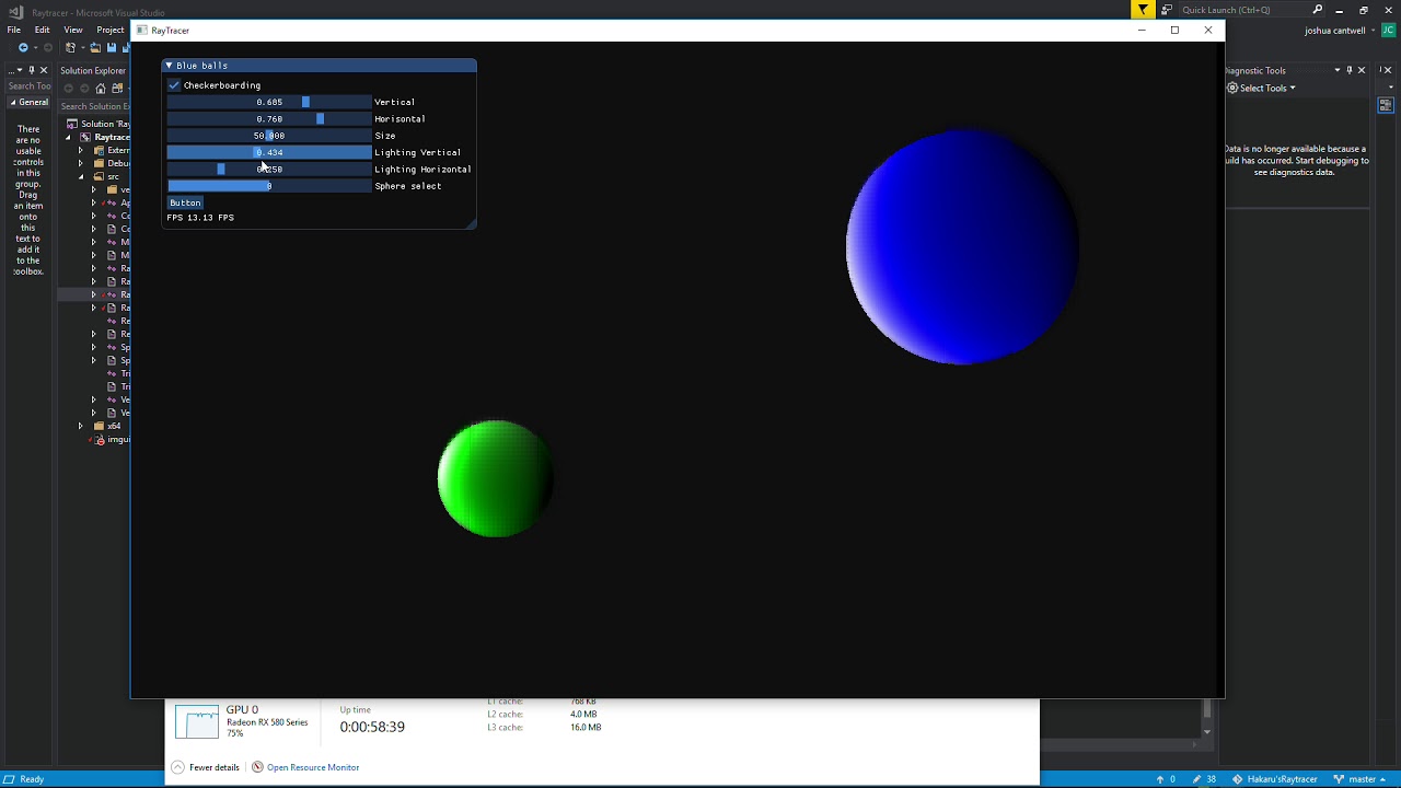 So I made a basic raytracer