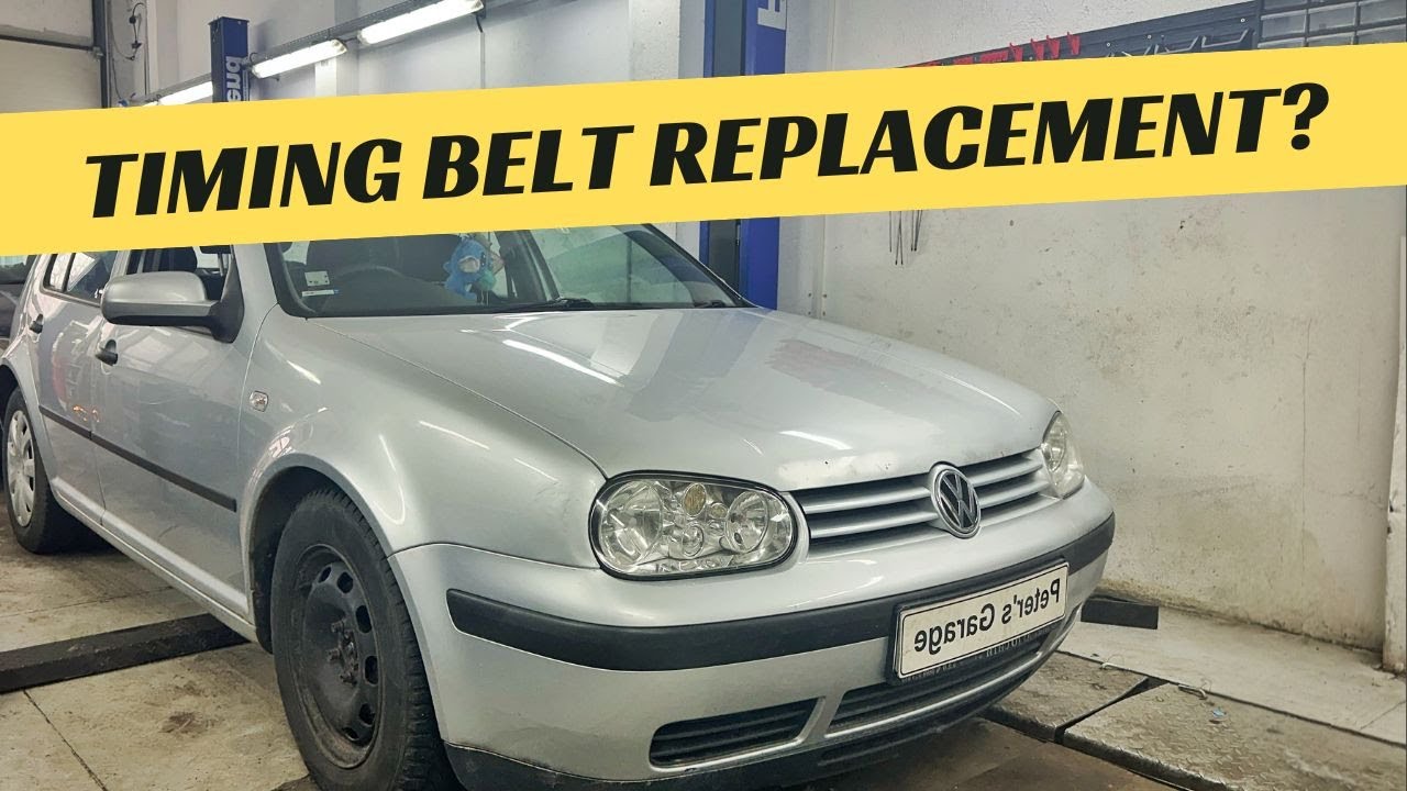VW Golf 4 1.4i Timing belt replacement