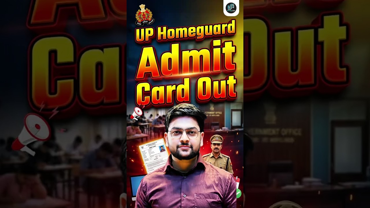 UP Homeguard Admit Card 2026 Out 🔥 Download Now | Direct Link | Exam Date | Full Details