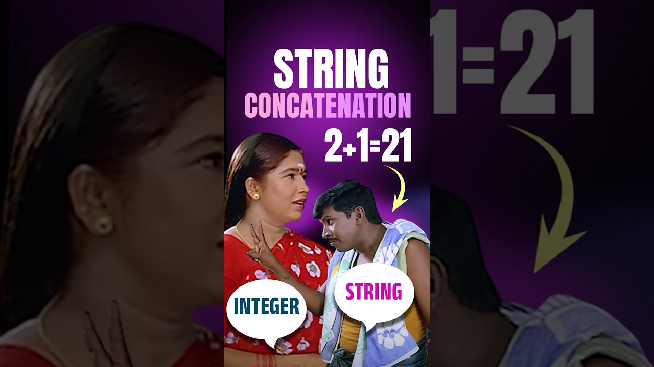 String Concatenation in Tamil | Python | Java | C# | PHP | Kaashiv Infotech PHP #shorts #reels