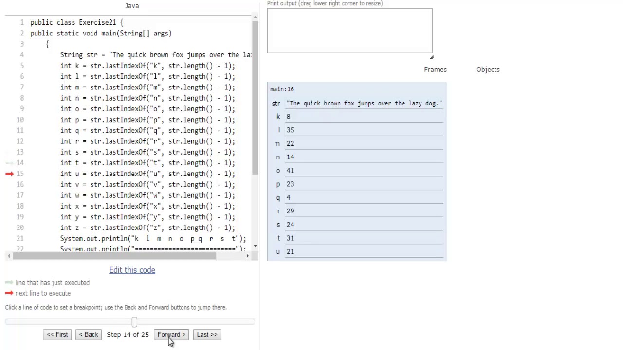 w3resource.com: Java String Exercise-21