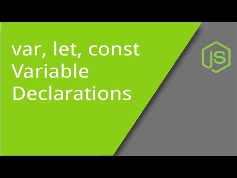 Learn var let const Variable Declarations in JavaScript - Mind Luster