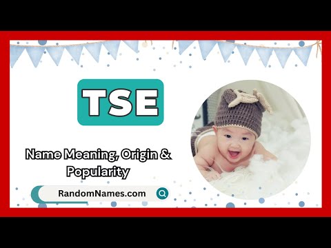 Tse - Baby Boy Name Meaning, Origin & Popularity - RandomNames.com