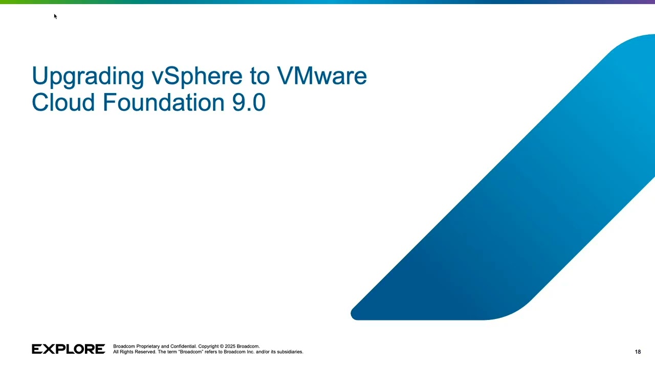 Best Practices for Upgrading to VMware Cloud Foundation 9.0 (VMware Explore 2025)