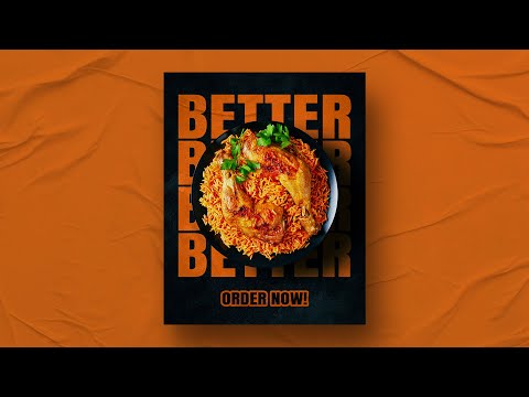 How to Desing Post Chicken Biryani | Full Video Link In Description