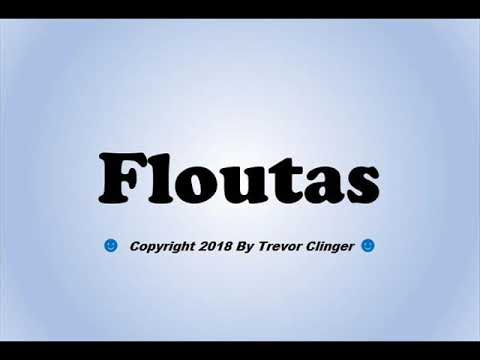 How To Pronounce Floutas (Spanish For Deep Fried Tortillas)