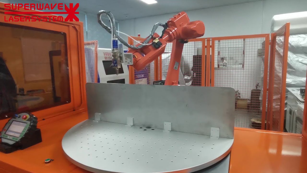 3D Robot Fiber Laser Cutter with 5 Axis Robotic Arm