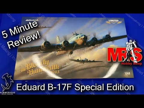 Eduard 1/48 B-17F "Bloody Hundredth" Special Edition | 5 Minute Review