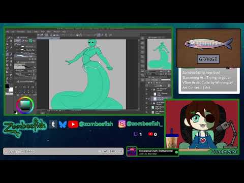 Trying to Get a VGen Artist Code by Winning an Art Contest! | Art VOD