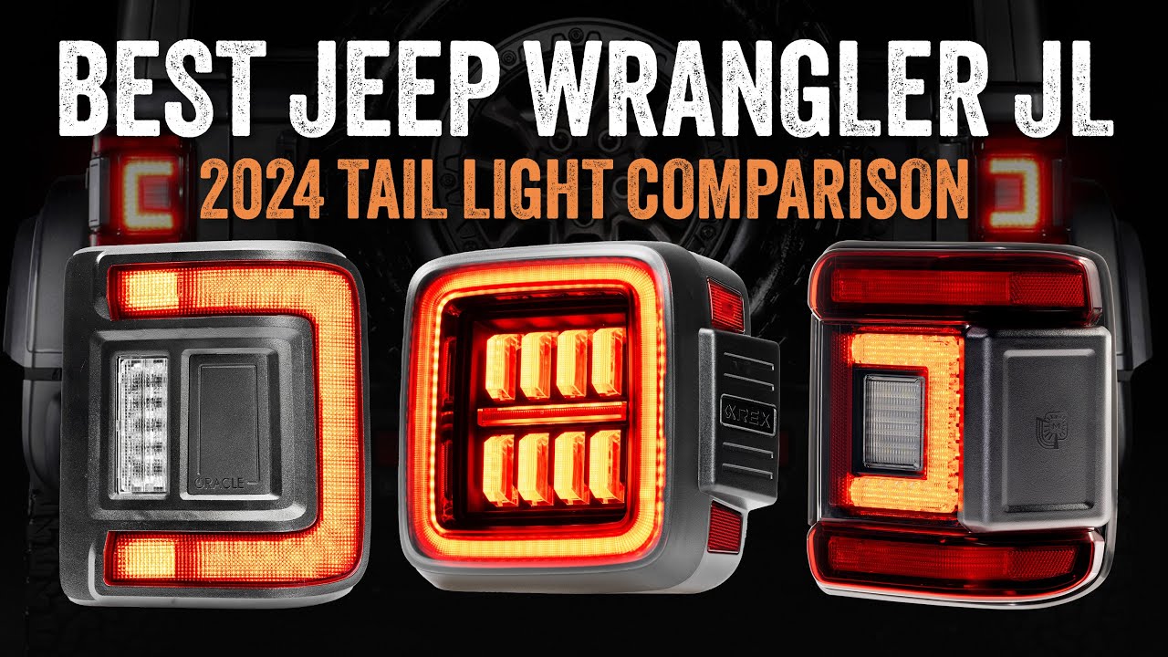 Jeep Wrangler JL 2018+ Tail Light Showdown | Morimoto vs Alpharex vs Oracle!