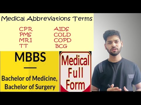 #medical #doctor Full Form Of Medical Abbreviations Terms