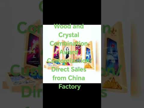 "Luxury Crystal & Wood Award | Custom Trophies for Elite Corporate Recognition"
