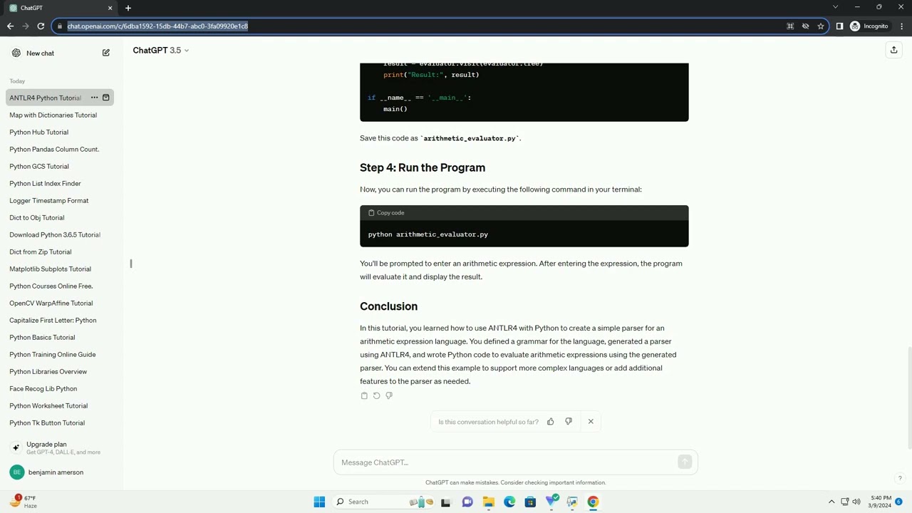 antlr4 python example