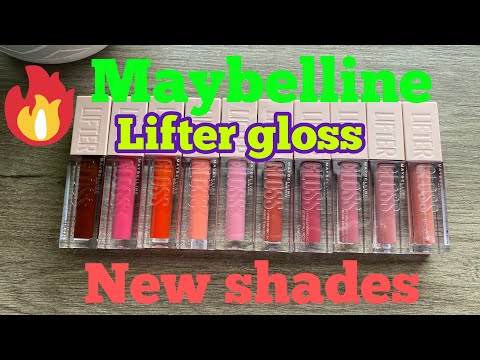 New Maybelline 💞 lifter gloss + hyaluronic acid/ New shades