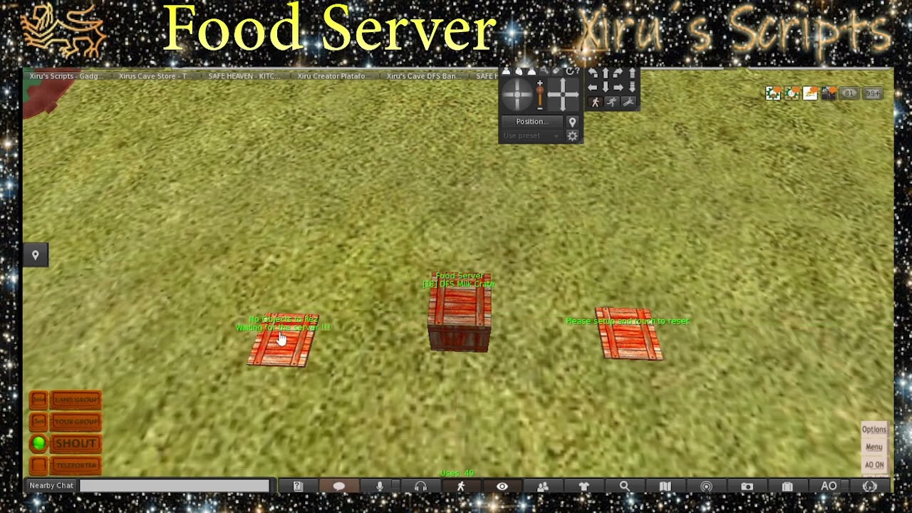 Second Life - Breedables Food Server / Rezzer Client