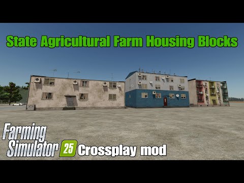 State Agricultural Farm Housing Blocks / FS25 crossplay mod