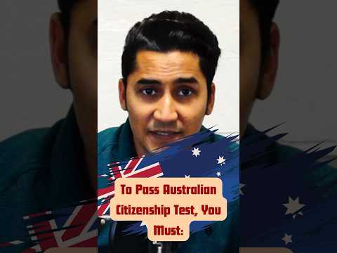 Do you know the requirements of Australian Citizenship Test? 🇦🇺 Have a quick look #australia