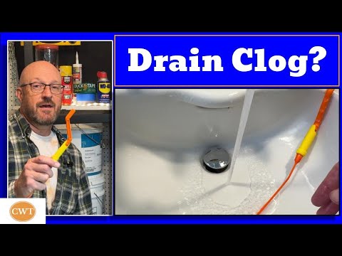 Quick Fix for a Slow or Clogged Drain (No Chemicals). The Drain Weasel