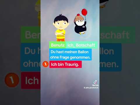 Ich-Botschaften, um die Konflikte zu vermeiden.