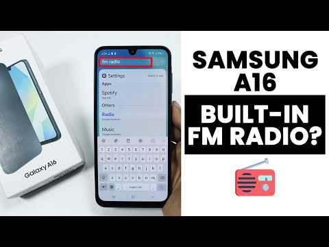 Does Samsung A16 Have Built In-Radio? Can We Use FM Radio
