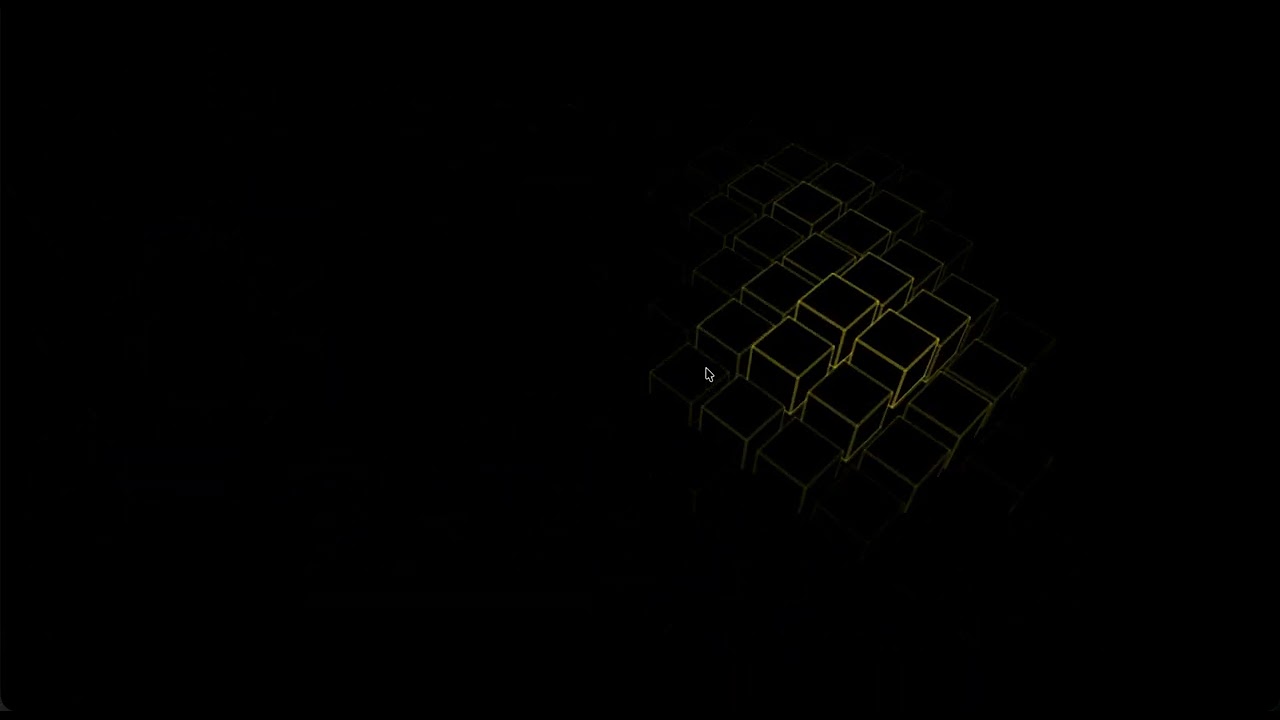 Three.Js 3D Cube Animation for scene